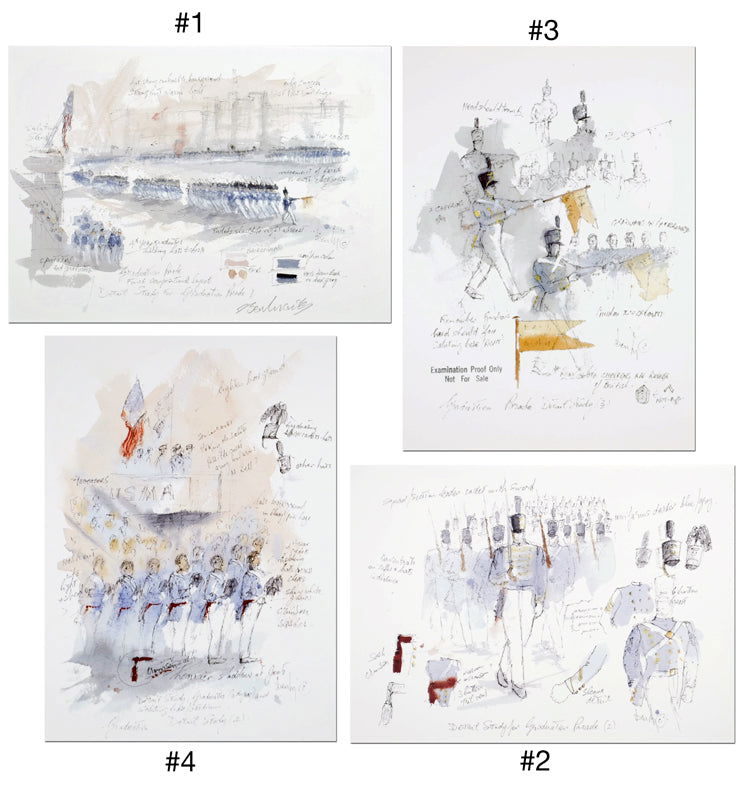 Graduation Parade Detail Studies by Ben Maile - Limited Edition Print ...
