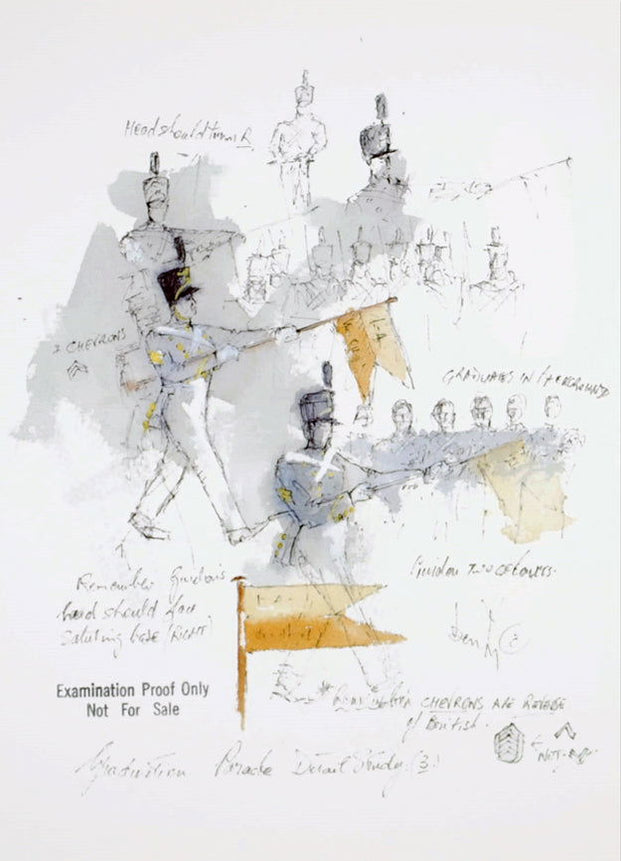 Graduation Parade Detail Studies by Ben Maile - Limited Edition Print ...