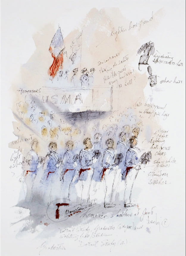 Graduation Parade Detail Studies by Ben Maile - Limited Edition Print ...