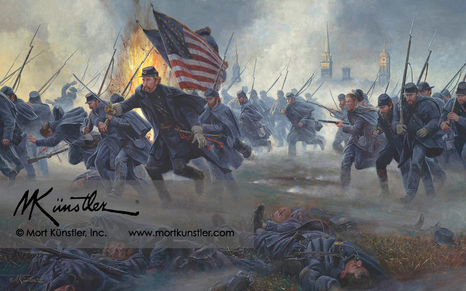 In the Hands of Providence by Mort Kunstler — Vladimir Arts USA Inc